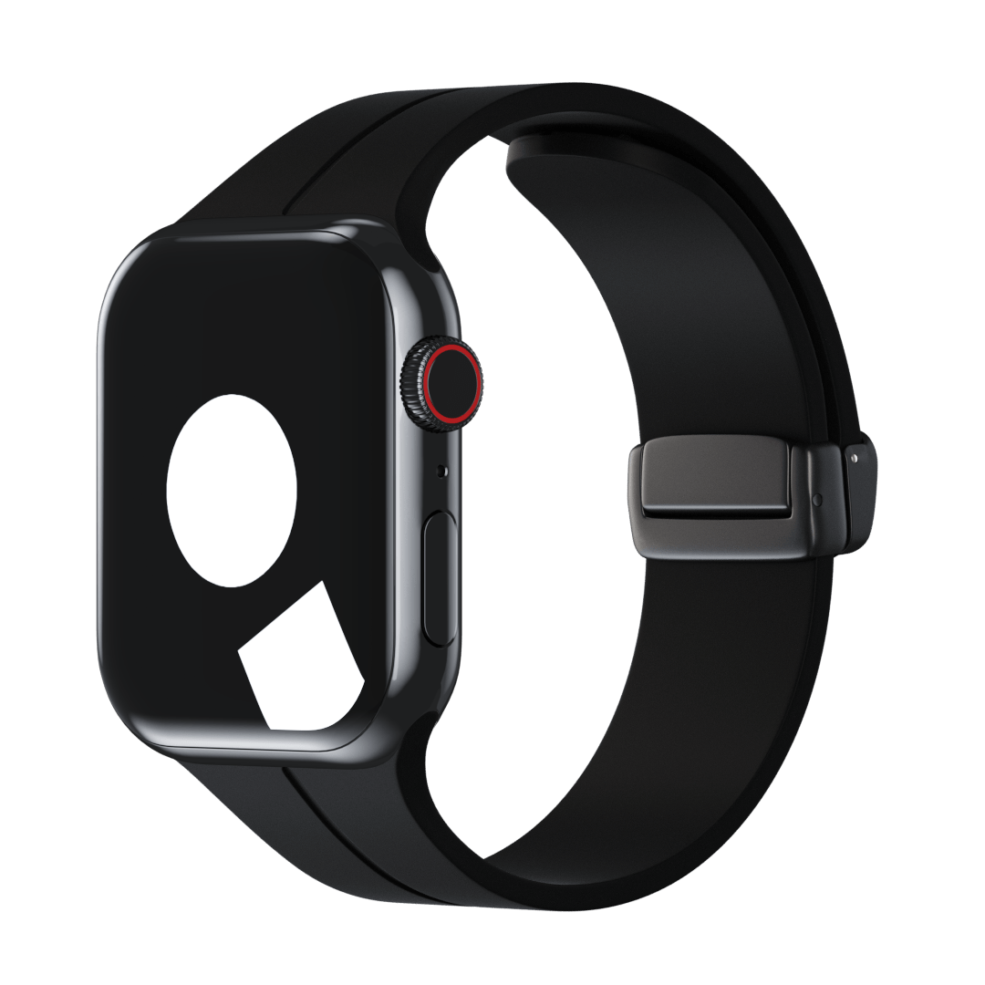 Black D-Buckle Sport Band for Apple Watch - iSTRAP