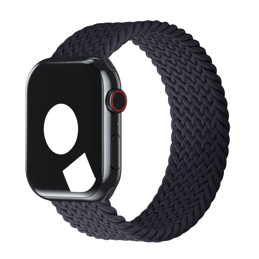 Midnight Braided Solo Loop Band for Apple Watch - iSTRAP