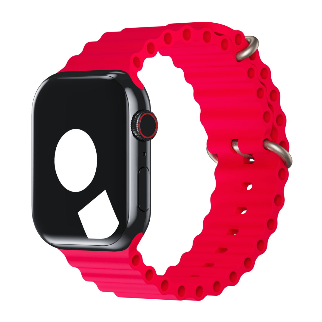 Red Ocean Band Strap for Apple Watch - iSTRAP
